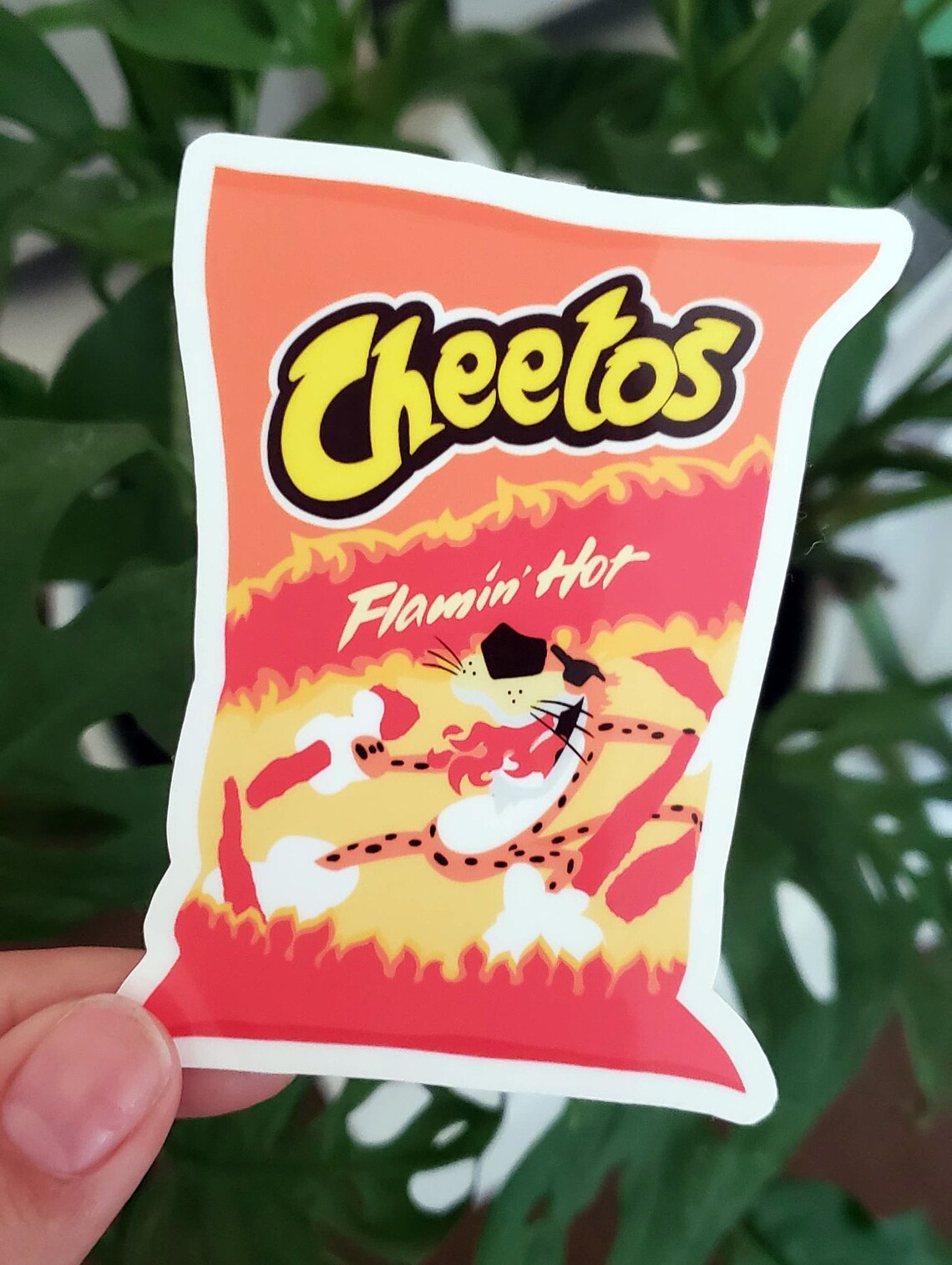 Flamin Hot Cheetos Water Resistant Sticker | Etsy