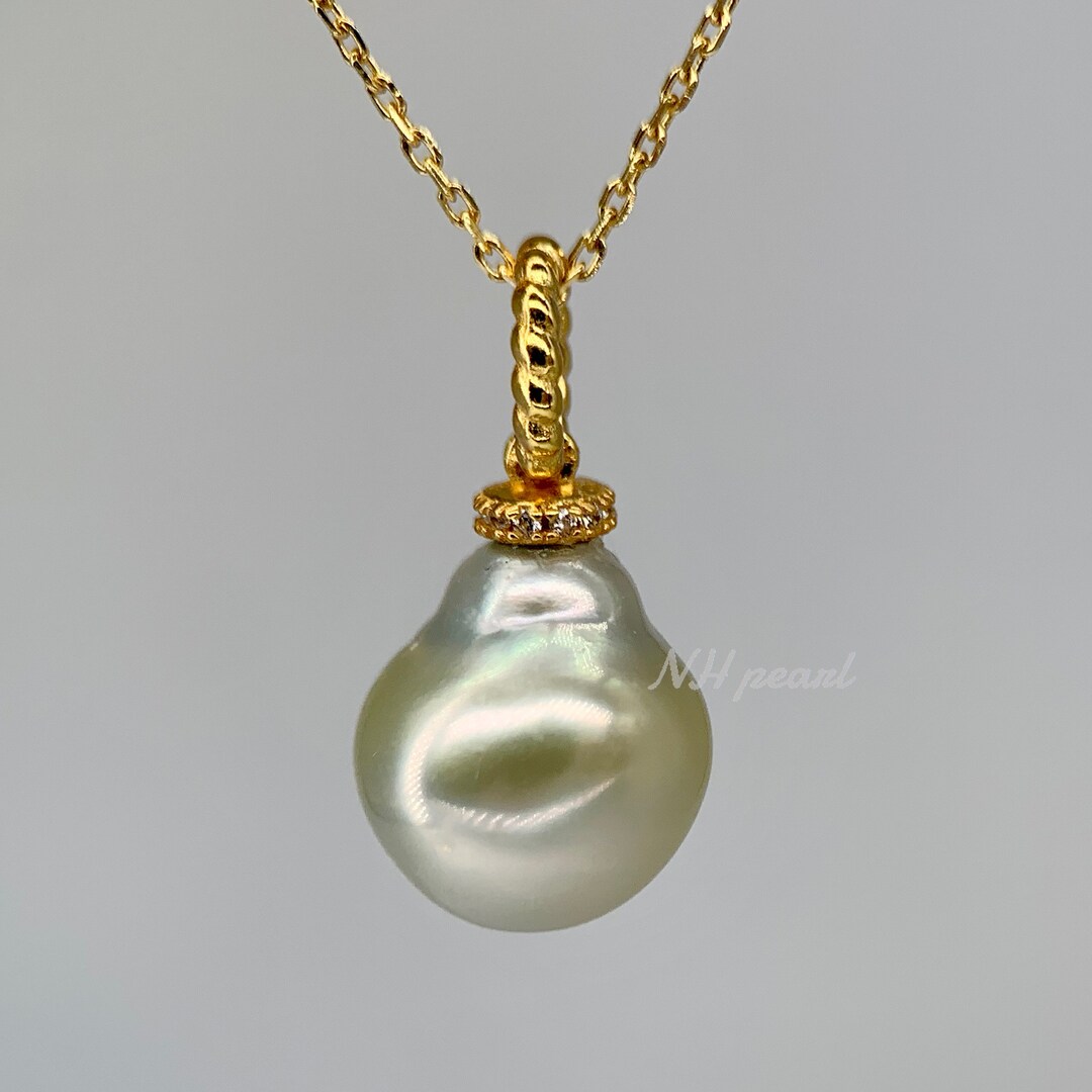 Baroque Pearl Pendant, South Sea Pearl, Genuine Baroque, Genuine Pearl ...
