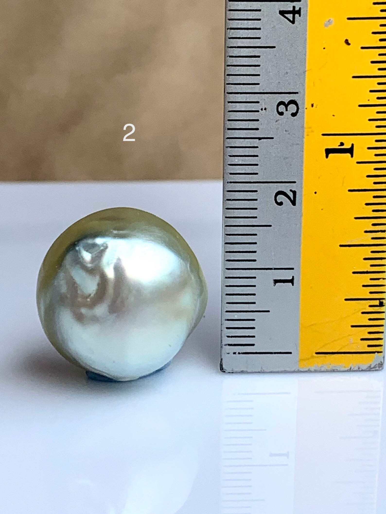 Huge South Sea Pearl in Baroque Shape, 15mm Saltwater Baroque Pearl ...