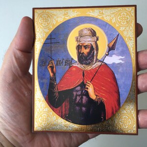 Saint Longinus Orthodox Russian icon Mount Athos Christian | Etsy