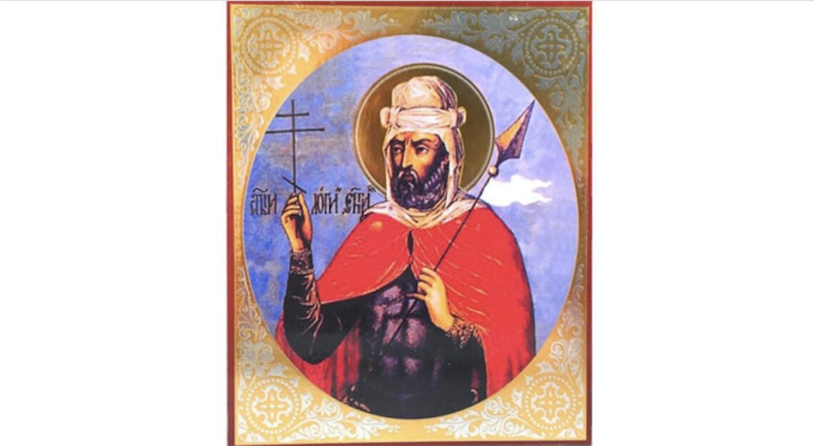Saint Longinus Orthodox Russian icon Mount Athos Christian | Etsy