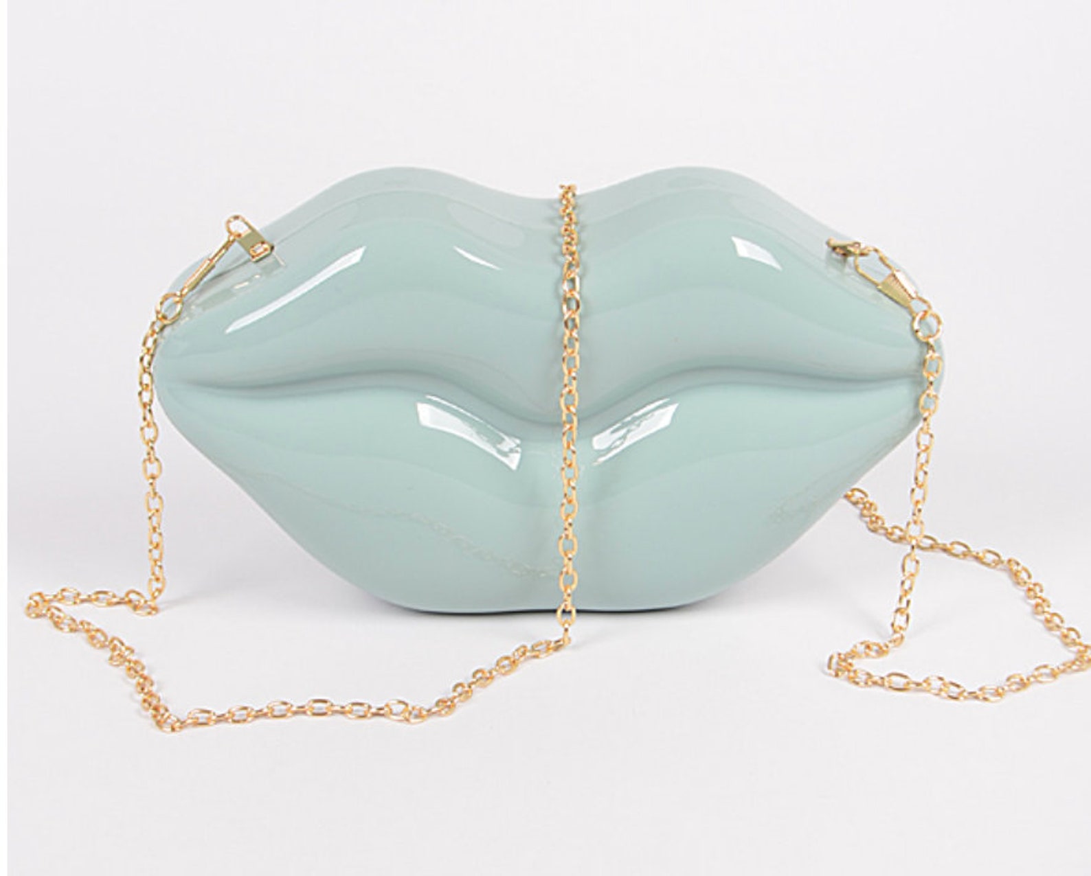 Lips Clutch With Chain Strap - Etsy