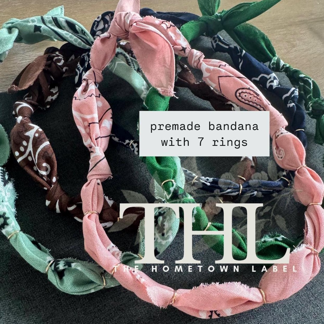 Bandana Necklace | DIY BANDANA NECKLACE | Bandana| Ready to Use Bandana ...