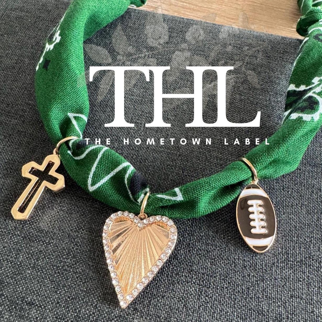 GAME DAY NECKLACE | Choose Your Bandana | Football Bandana Necklace ...