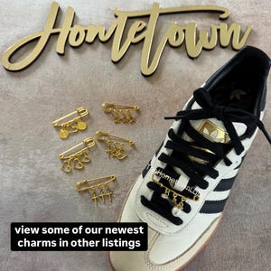 Shoe Charms, Shoe Lace Charms, Gold Charms, Charms for Shoes, Shoelace ...