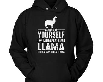 Llama hoodie | Etsy