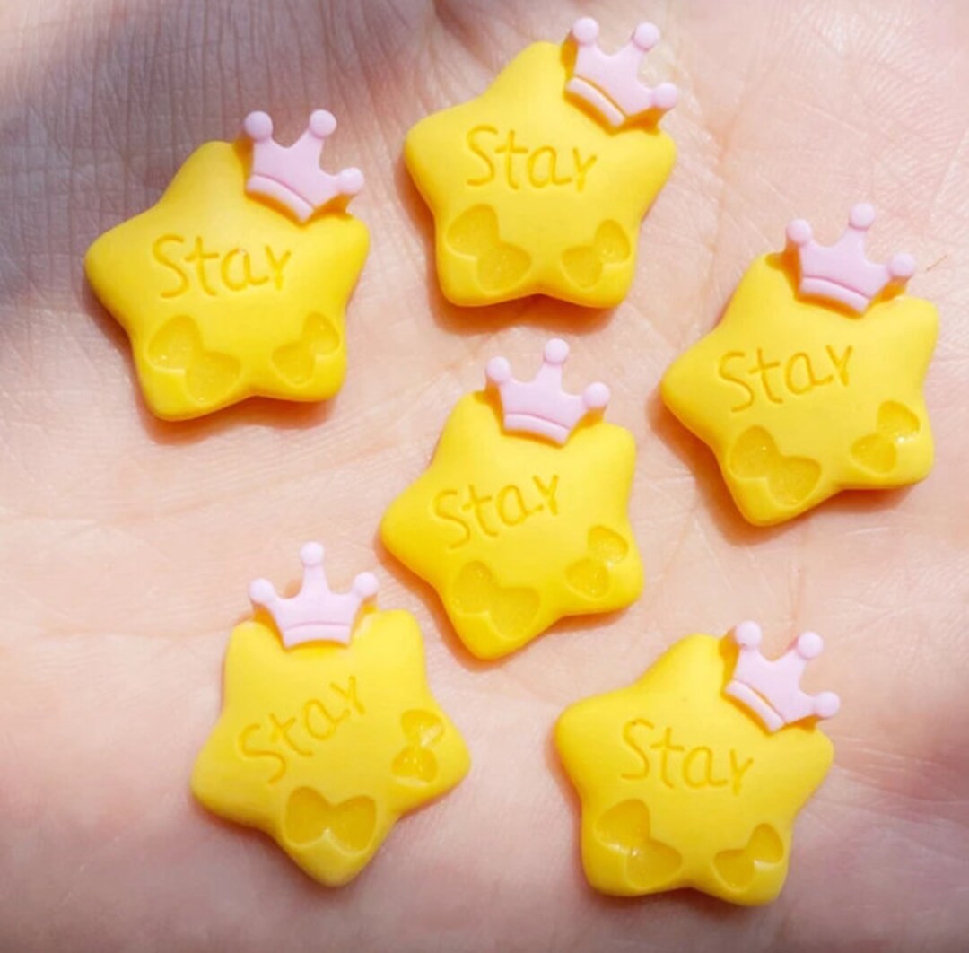 10Pcs New Mini Lovely Stars Flat Back Resin Art Supply - Etsy France