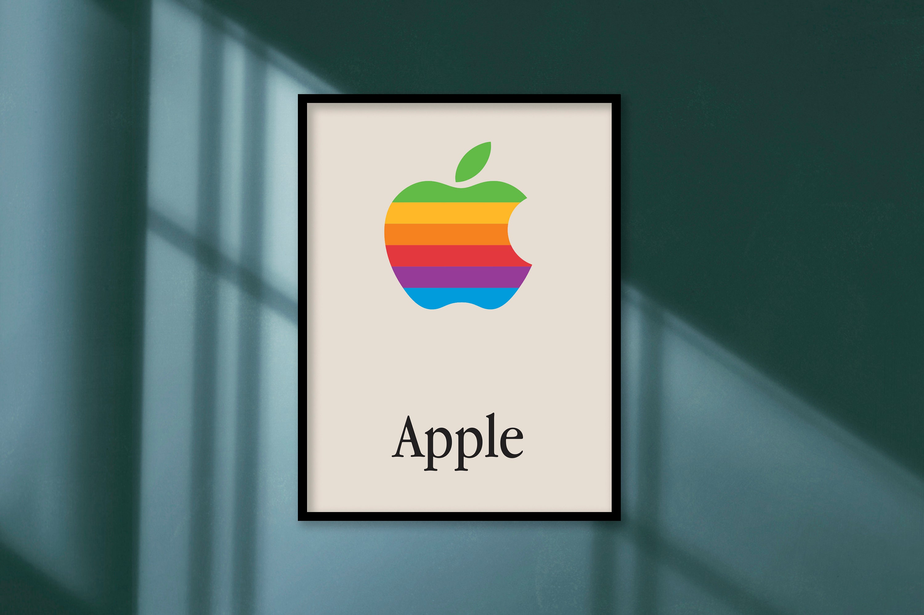 Retro Apple Logo