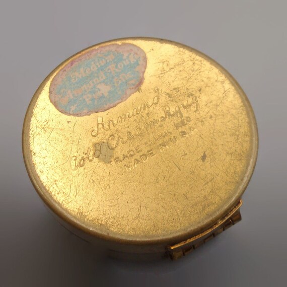 Armand Gold Rouge Compact, Cold Cream Powder, Antique… - Gem