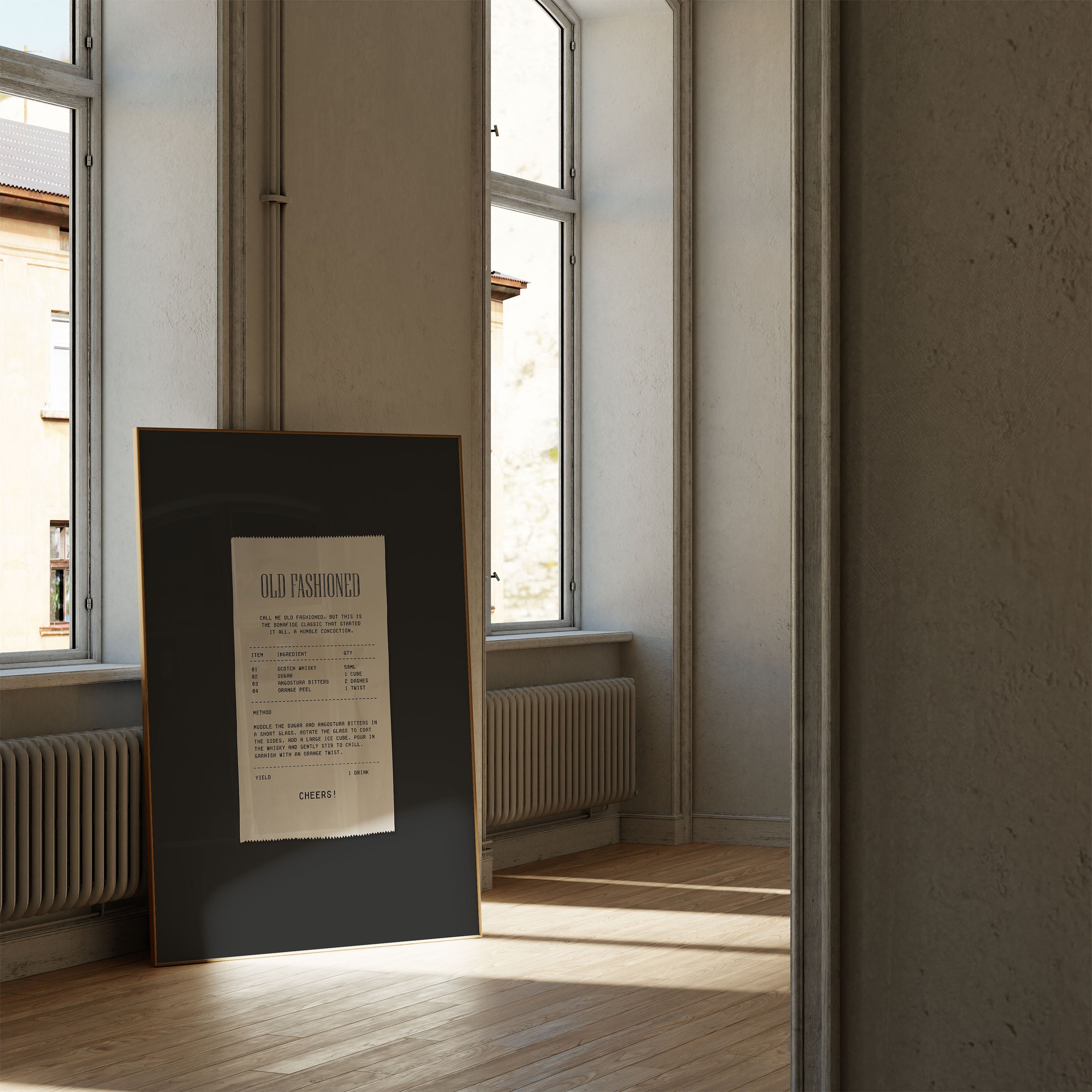 Old Fashioned Print Physical Print Trendy Print Receipt - Etsy