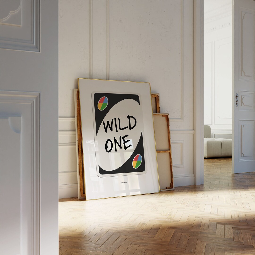 Wild Card Art Print: Trendy Home Office Decor (digital Download) - Etsy