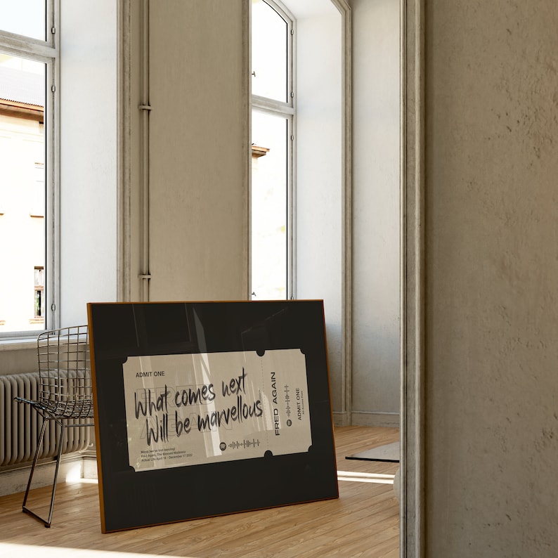 Fred Again Album Poster Fred Aain Poster Music Poster Retro Ticket ...