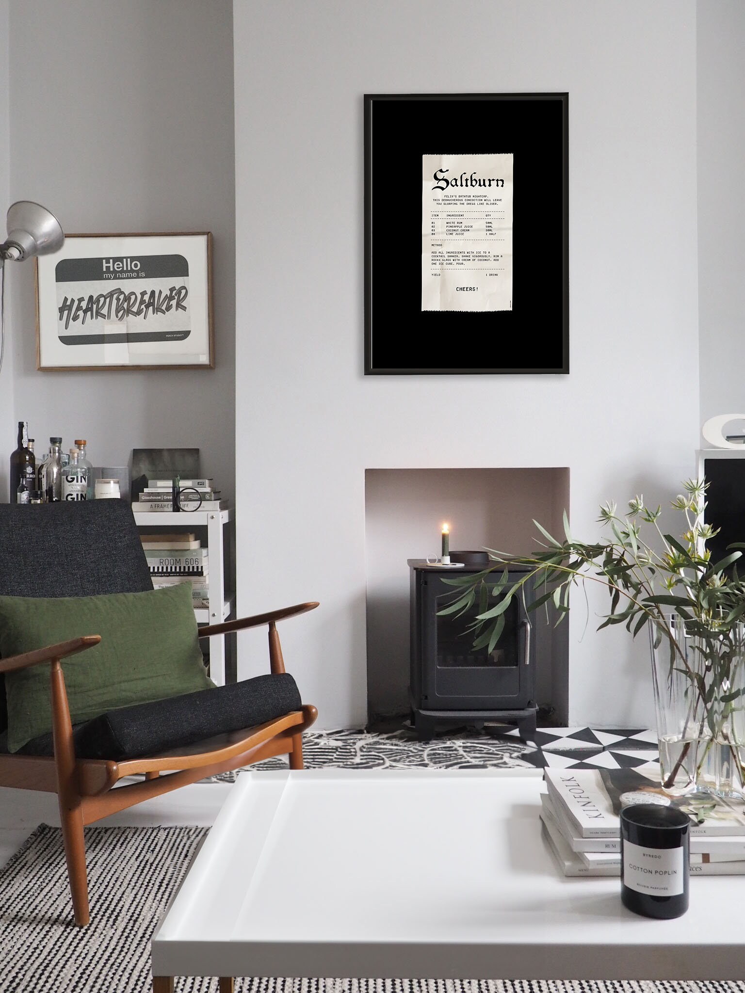 Saltburn Film Poster Saltburn Inspired Cocktail Cocktail Poster Print ...