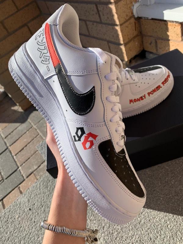 Custom Painted Nike AF1 Air Force Ones spirit Sneaks Mens Womens Kids ...
