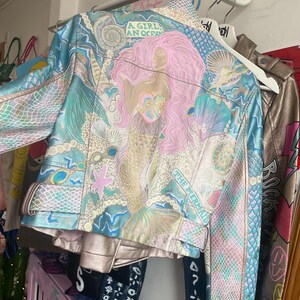 The Mermaid Jacket One of a Kind Ethereal Sea Vibes Sand Beach Ocean - Etsy