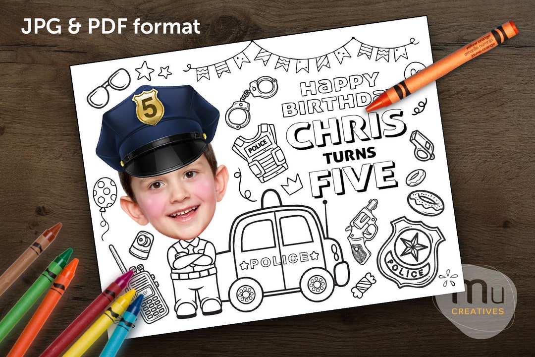 Print-it-yourself (digital Copy), Personalised Photo Digital Coloring ...