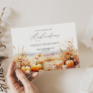 Watercolor Pumpkin Clipart - Fall Watercolor Borders - Autumn Clipart ...
