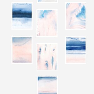 Watercolor Backgrounds, Ocean Backgrounds, Backgrounds Bundle ...