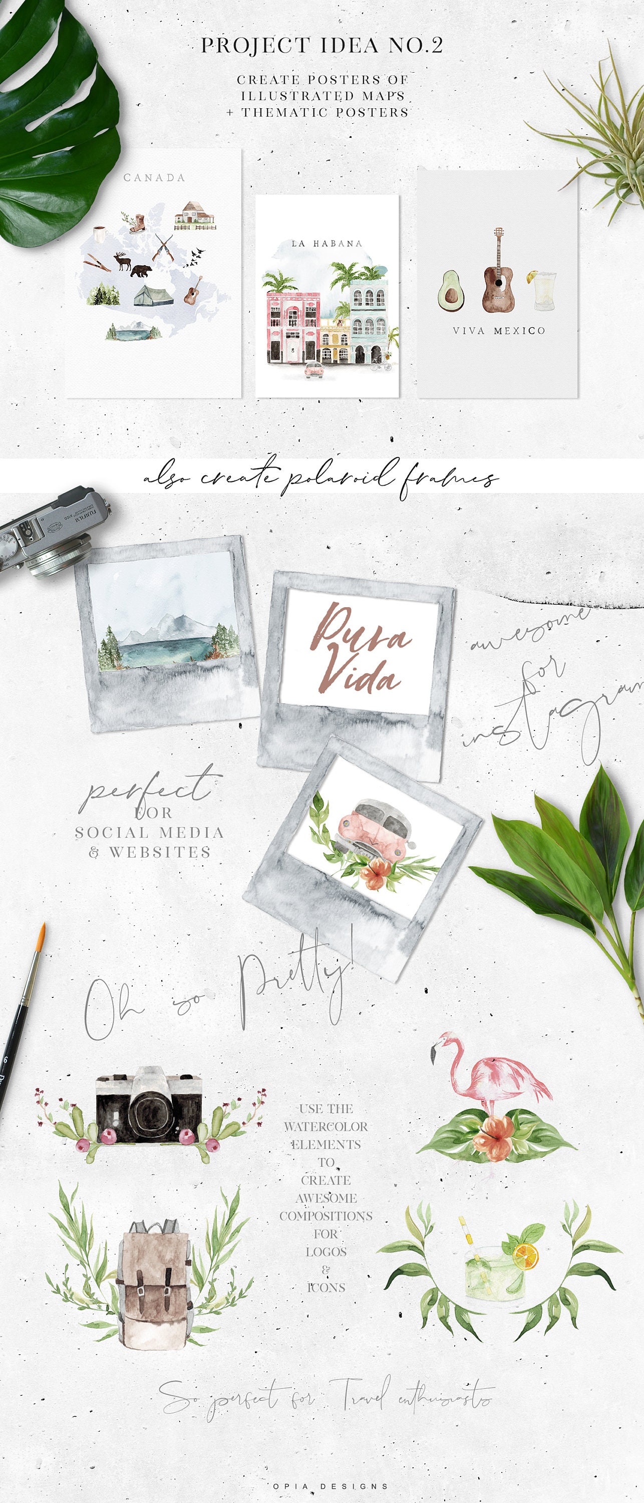 Watercolor Maps - Watercolor Map Creator - World Map Clipart - USA ...