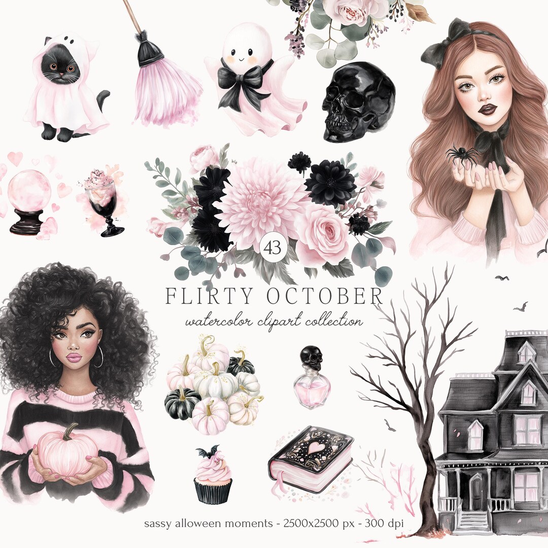 Watercolour October Fall Clipart Bundle, Fall Clipart , Watercolour ...