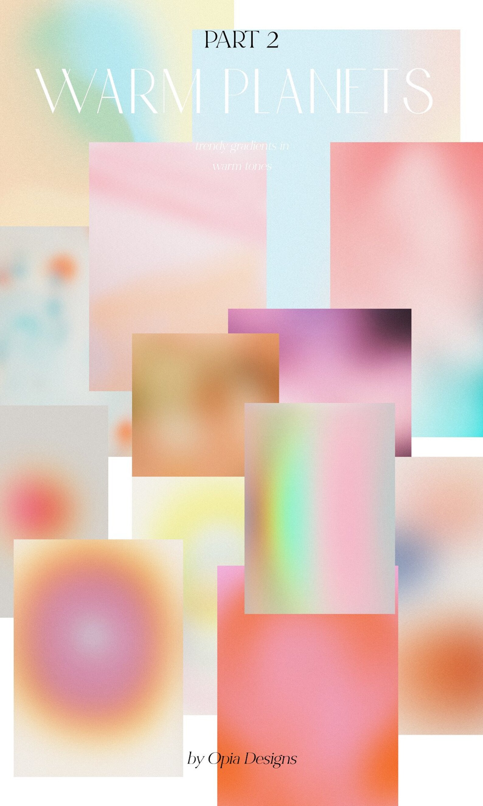 Background Gradients Digital Backgrounds Background Pack - Etsy