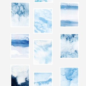 Watercolor Backgrounds, Ocean Backgrounds, Backgrounds Bundle ...