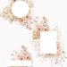 Watercolor Floral Clipart - Blush and Peach Flowers - Wild Floral ...
