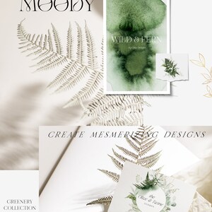 Watercolor Greenery Clipart - Eucalyptus Clipart - Watercolor ...