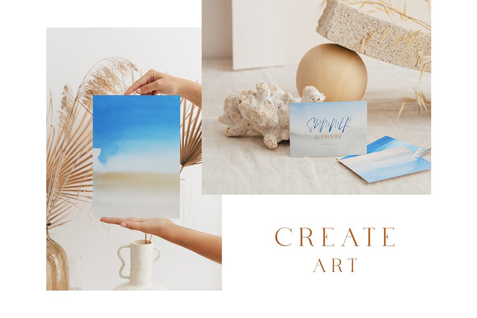 Watercolor Backgrounds Ocean Backgrounds Backgrounds Bundle | Etsy