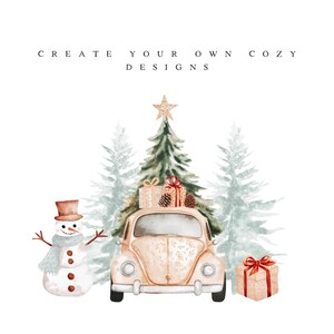 Holiday Season Watercolor Clipart - Christmas Clipart - Watercolor ...