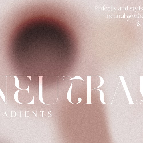 Neutral Gradient Background Digital Background Stylish - Etsy