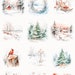 Watercolor Christmas Clipart - Winter Wonderland Clipart - Christmas ...