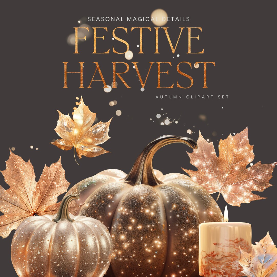 Fall Digital Papers - Harvest Clipart - Digital Papers - Autumn Clipart ...