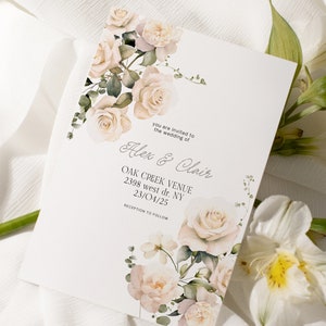 Watercolor White Floral Clipart - Floral Clipart - Watercolor Clipart ...
