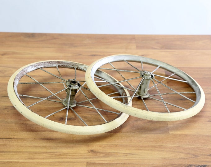 Vintage Baby Carriage Replacement Wheels, Pram Wheel, Perambulator ...
