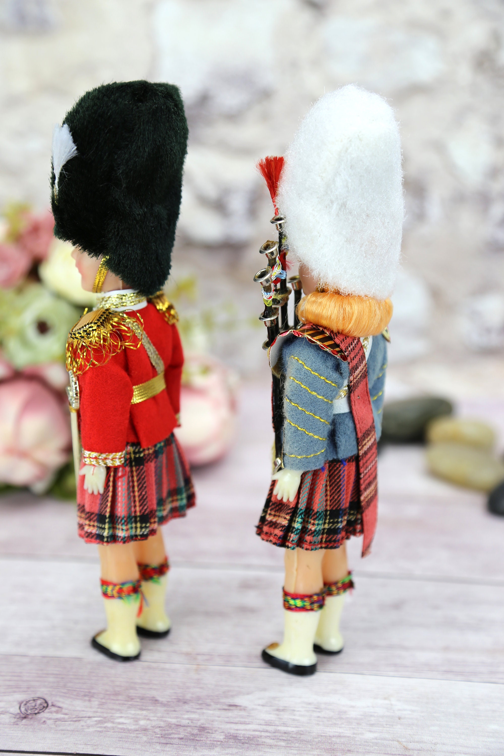 Vintage British Soldier Boy and Girl, Doll With Moving Eyes, Vintage ...