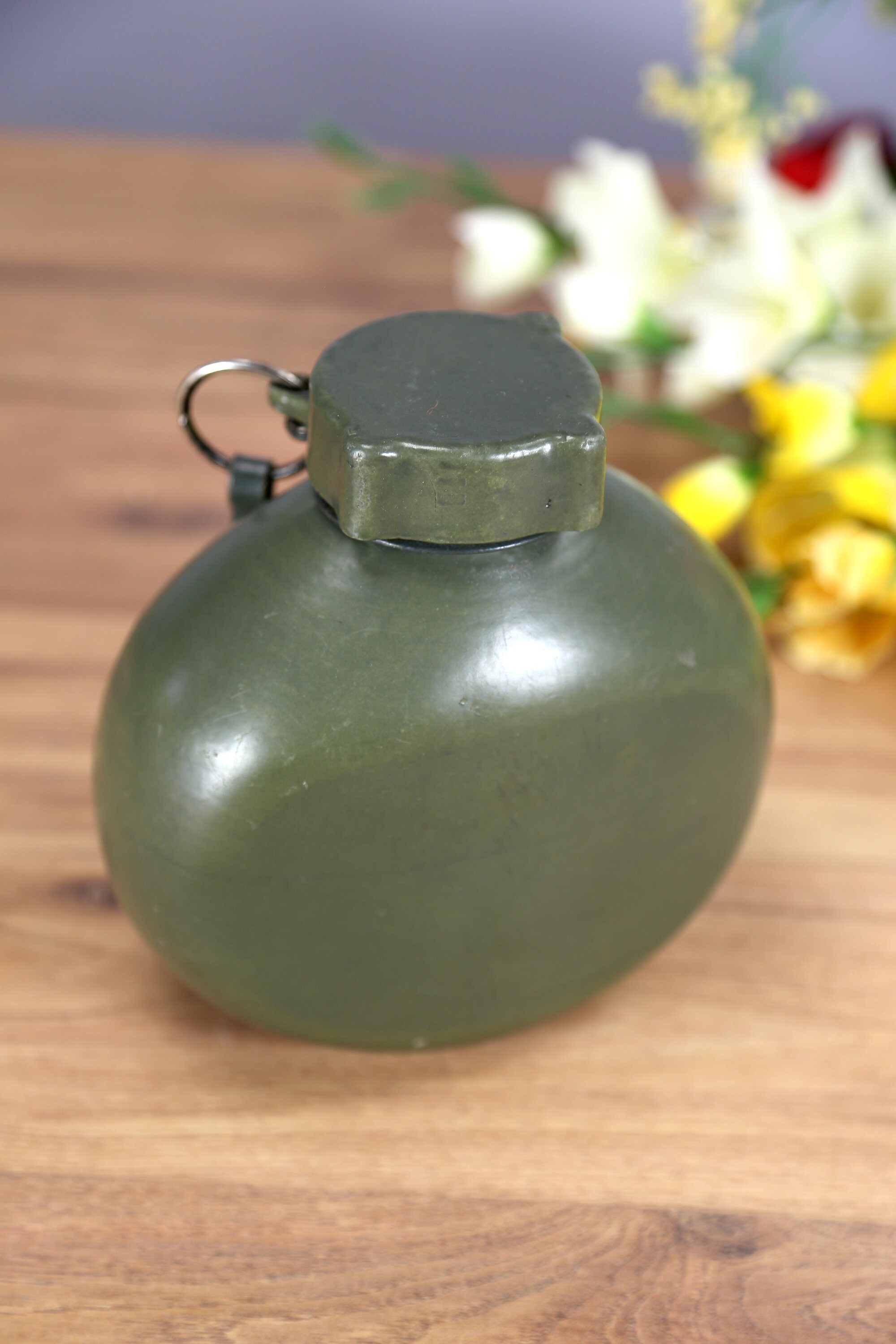 Vintage Hungarian Military Aluminum Flask, Military Water Flask ...