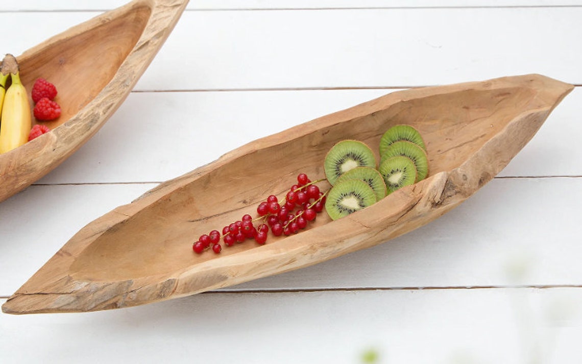 Teak Root Boat Bowl - Etsy