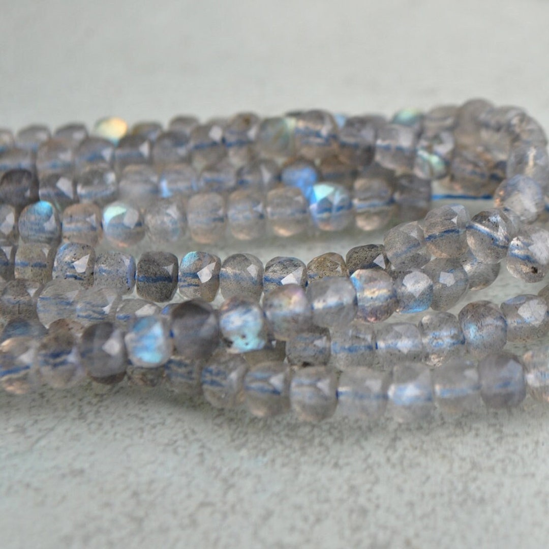 Labradorite Small Cubes 4.5 Mm Natural Labradorite Stone - Etsy