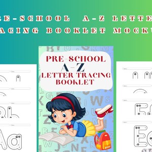 Printable Alphabet Letter Tracing Book, A to Z, Alphabet Tracing ...