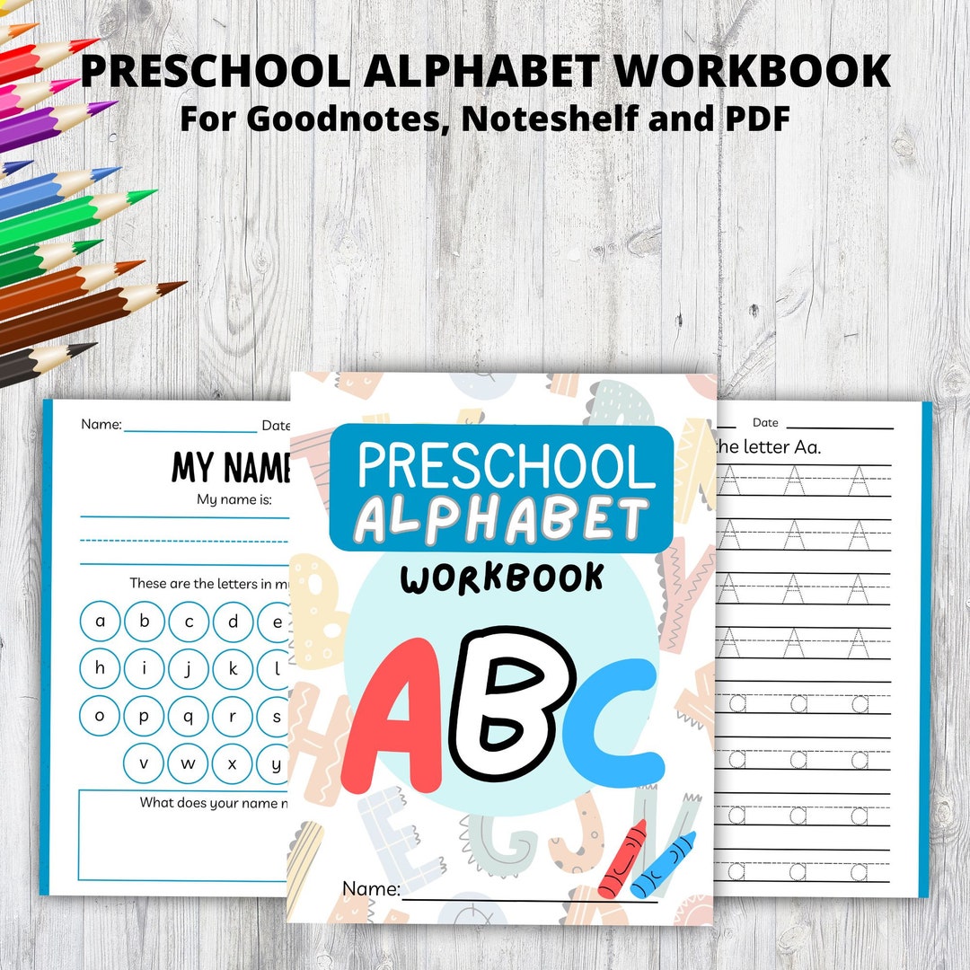 Alphabet Colouring Book A to Z Pre-school Alphabet Book - Etsy