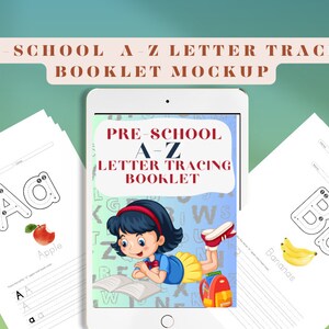 Printable Alphabet Letter Tracing Book, A to Z, Alphabet Tracing ...