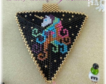 3d Peyote Triangle Pattern Poppy | Etsy