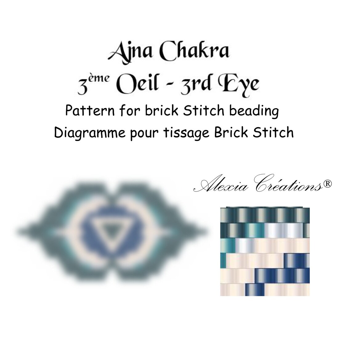 Set of 7 Brick Stitch Patterns 7 Chakras | Etsy