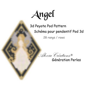 3d Peyote Pod Pattern - Angel - Etsy