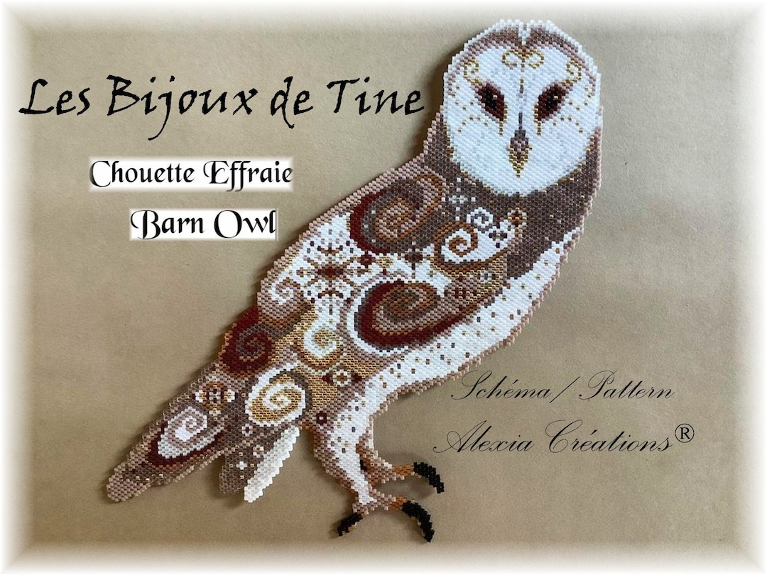 Brick Stitch Pattern . Barn Owl - Etsy