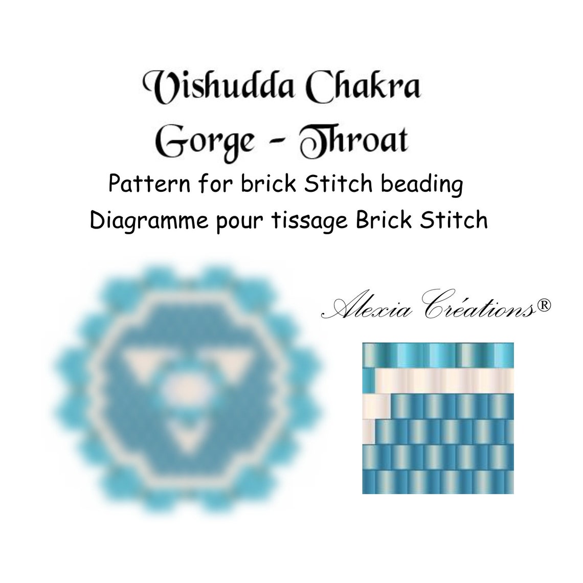Set of 7 Brick Stitch Patterns 7 Chakras | Etsy