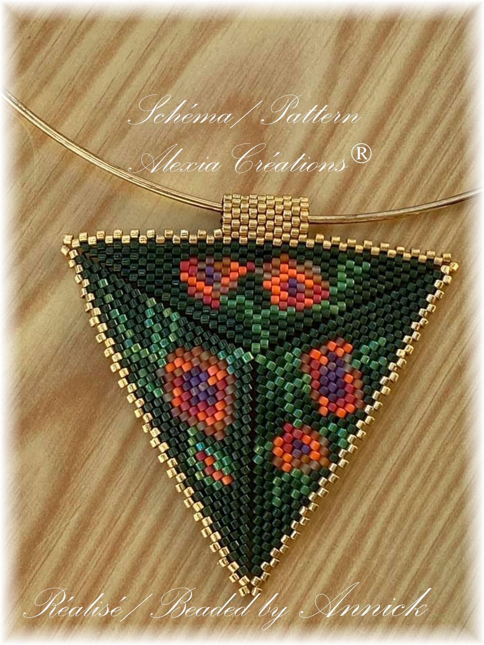 3d Peyote Triangle Pattern Poppy | Etsy