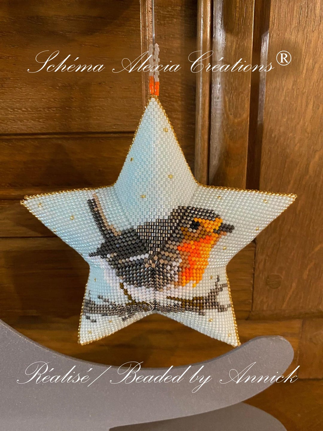 3d Peyote Star Pattern - Robin Design - Downloadable Pdf File - Etsy