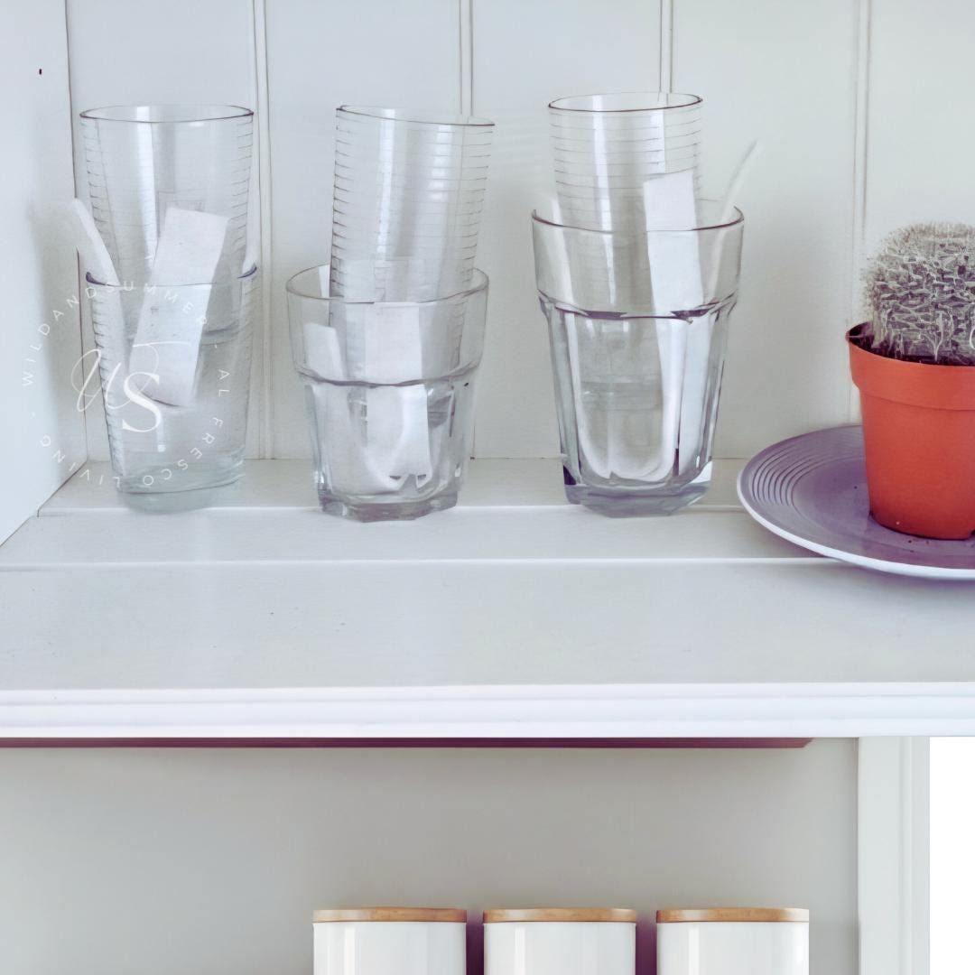 Set of 5 Cabinet Drinking Glass Separators or Protectors - Etsy